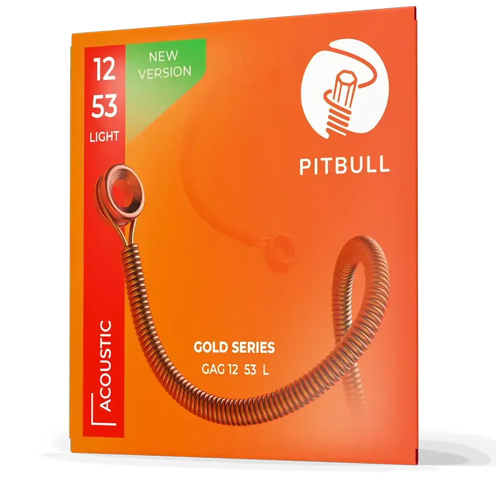 Pitbull Gold Series GAG 12-53 L Acoustic Guitar Strings - Barbad ...